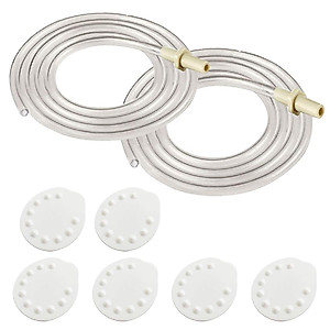 Tubing for Medela Pump in Style Advanced Breastpump Released After Jul 2006 Plus 6 Membranes in Retail Pack. Replaces Medela Tubing and Medela Membrane. BPA Free. Made By Maymom (2 Tubes and 6 Membranes)