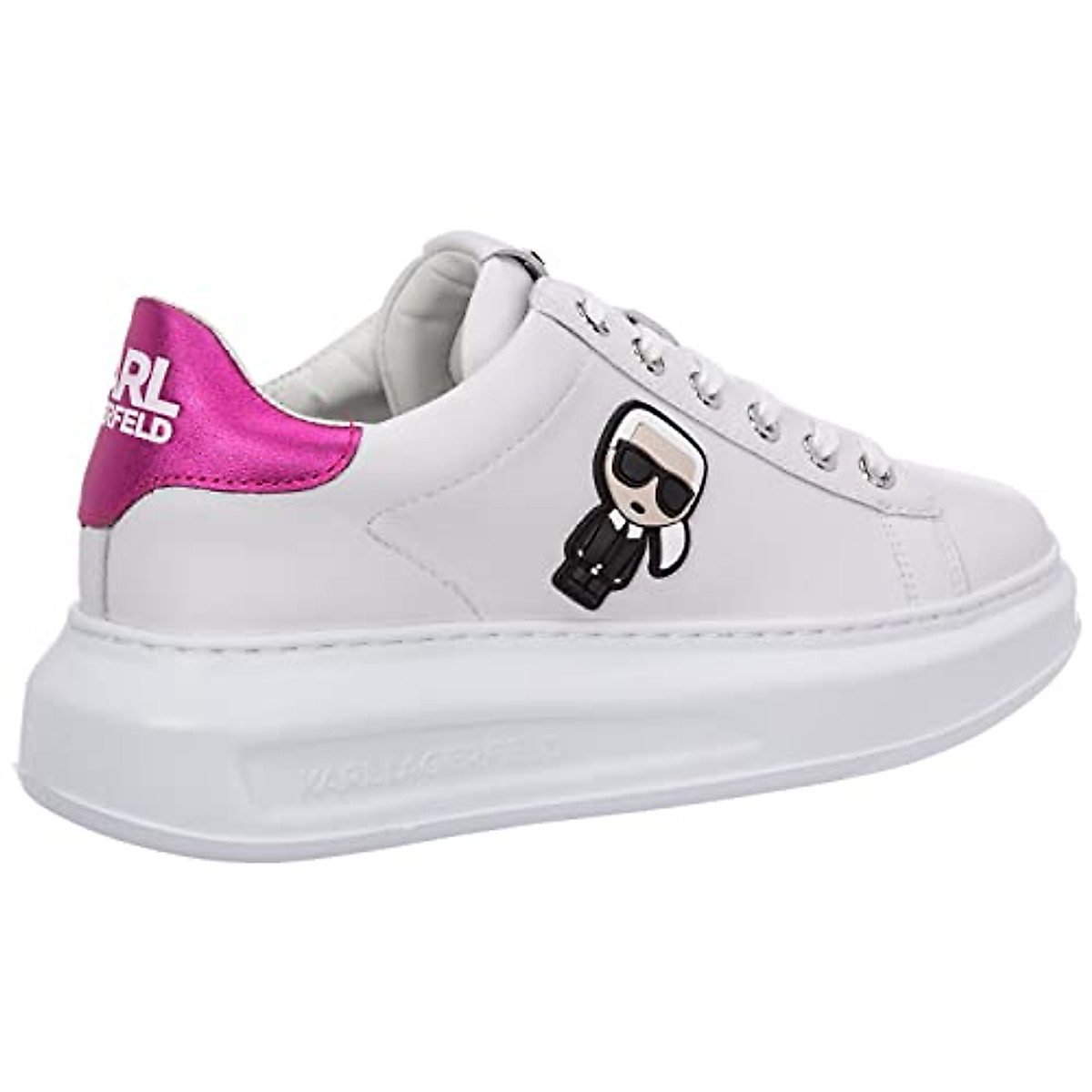KARL LAGERFELD Women K/ikonik Kapri Sneakers Bianco 6 US