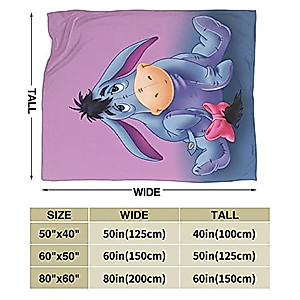 DaihAnle Soft and Warm Throw Blanket Ultra-Soft Micro Blanket Plush Bed Couch 50"x40"