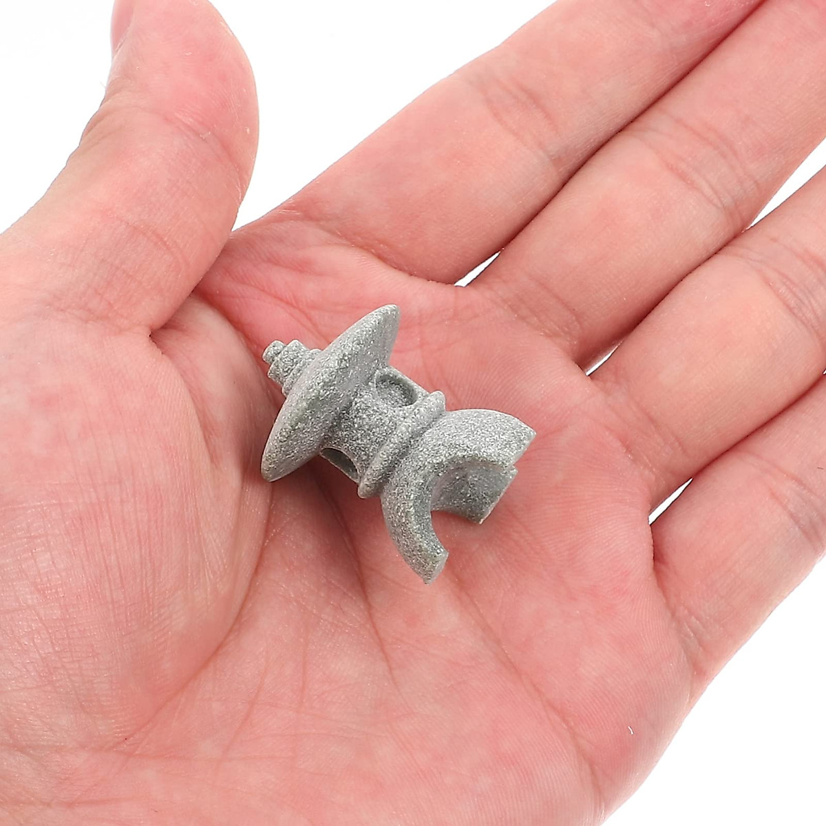 Yardwe 5pcs Mini Pagoda Statue Miniature Garden Lantern Figurines Sandstone Decorations Asian Pagoda Lantern Sculpture for Japanese Zen Garden Fairy Landscape Dollhouse Decor