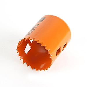 Klein Tools 31928 Bi-Metal Hole Saw, 1-3/4-Inch for Cutting Stainless Steel, Mild Steel, Drywall, Wood and Plastic, with Easy Slug Removal