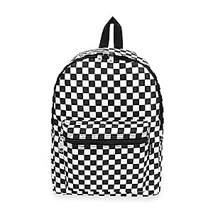 Everest Luggage Multi Pattern Backpack, Checkered, Medium