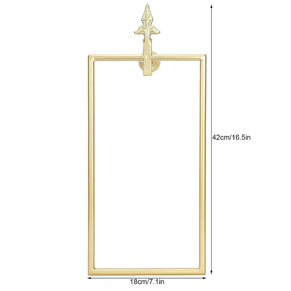 Towel Bar Towel Rack, Towel Ring Modern Home Decor Bathroom Towel Rack Metal Wall Mounted Towel Storage, Gold Hand Towel Holder for Bathroom Kitchen Hand Towel Bar Accessories