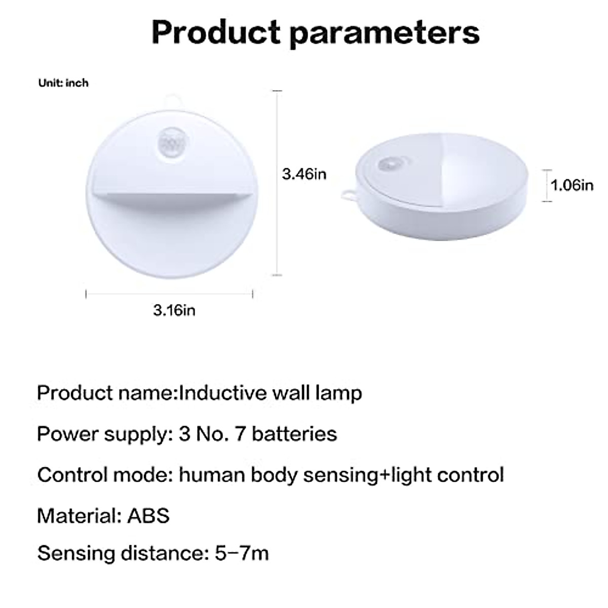 Otai, Motion Sensor Light Warm White, Searik Battery Powered LED Night Light Safety Light Ladder Light Cabinet Light downstairs, Bathroom, Closet, Corridor, Bedroom, Kitchen, Path, 1 Set