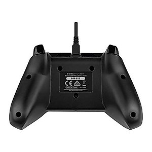 PDP Wired Game Controller - Xbox Series X|S, Xbox One, PC/Laptop Windows 10, Steam Gaming Controller - USB - Advanced Audio Controls - Dual Vibration Videogame Gamepad - Raven Black