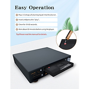 Arsvita VHS/VCR Head Cleaner Tape, Video Head Cleaning Kit for VHS/VCR Players, Wet Type, ARVC-3