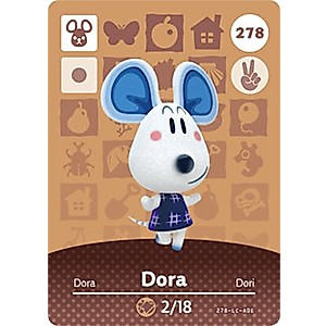 Dora - Nintendo Animal Crossing Happy Home Designer Amiibo Card - 278