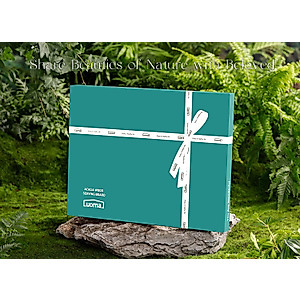 Luomal Wood Cutting Board with Handle, 16x8.2inch Acacia Wooden Serving Board for Kitchen, Cheese Charcuterie Board for Meat, Bread, Vegetables & Fruits (Gift Box Included)