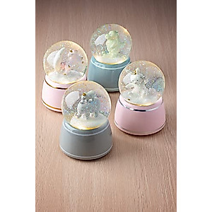Stephen Joseph, Unicorn Snow Globe, Blows Shimmer and Lights Up, Nursery, Birthday, Kids Snow Globe