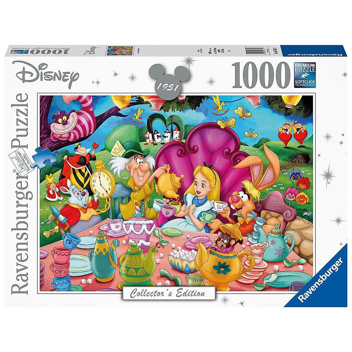 Ravensburger Alice in Wonderland Jigsaw Puzzle - 1000 Pieces | Engaging Artwork Ideal for Ages 12+ | FSC-Certified