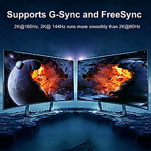 XiAyriky 4K DisplayPort to DisplayPort Cable 10 Feet, 2-Pack DP to DP Cable, Display Port Cable 10FT - 4K 60Hz, 2K 144Hz, 2K 165Hz Computer, Laptop, TV, Docking Station, Graphics Card and More