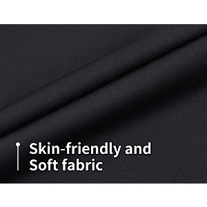 Figure Skating Pants Girls 13-14 Years Old Solid Black Comfortable Seamless Practice Leggings for Big Kids Training Exercise