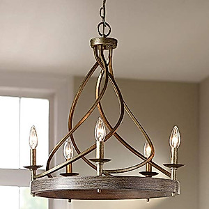 Home Decorators Collection 7928HDC 5-Light Gilded Pewter Chandelier