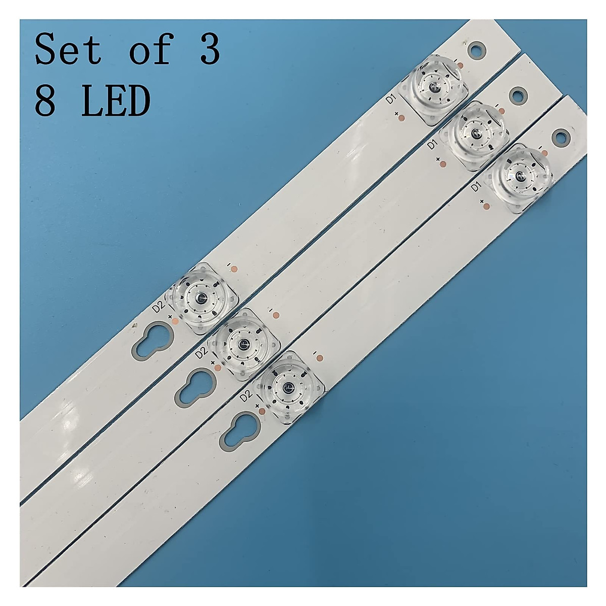 ALMVIS D43A810 U43P6046 Led Backlight L43P1-F 4C-LB4308-ZM02J TOT_43D2900_3X8_3030C_d6t-2d1_4S1PX2 Rev.V2 TV 8 Lamps 6V Fit for TCL LED TV Backlight