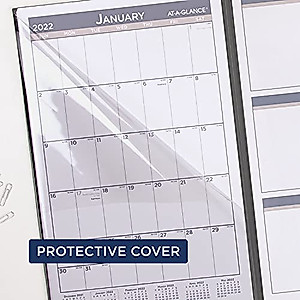 2022 Desk Calendar by AT-A-GLANCE, Monthly Desk Pad, 10-1/4" x 16-1/4", Compact, Foldable (SK23FD00)
