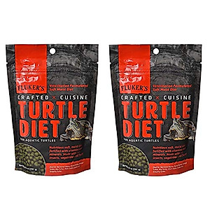 Fluker's 2 Pack of Crafted Cuisine, 6.75 Ounces Each, Turtle Diet for Red-Eared Sliders, Painted Turtles, Softshell Turtles, Map Turtles, Musk Turtles, Cooters and Snapping Turtles