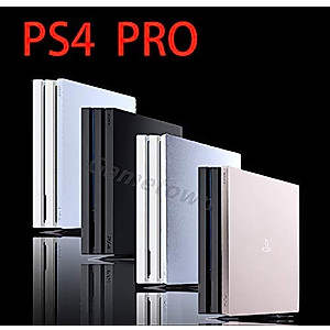 New Replacement Top Upper Housing Shell Case Cover Protective Front Shell for PS4 Pro Console Black