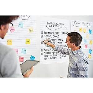 Post-it® Super Sticky Lined Easel Pads, 25" x 30", 30 Sheets Per Pad, White, Pack Of 2 Pads