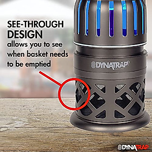 DynaTrap DT1050-TUNSR Mosquito & flying Insect Trap – Kills Mosquitoes, Flies, Wasps, Gnats, & Other Flying Insects – Protects up to 1/2 Acre