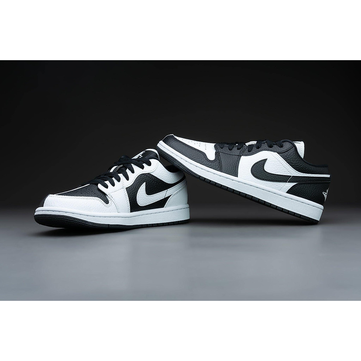 Nike Jordan Womens WMNS Air Jordan Low 1 DR0502 101 Homage - Size 8W White/Black/White