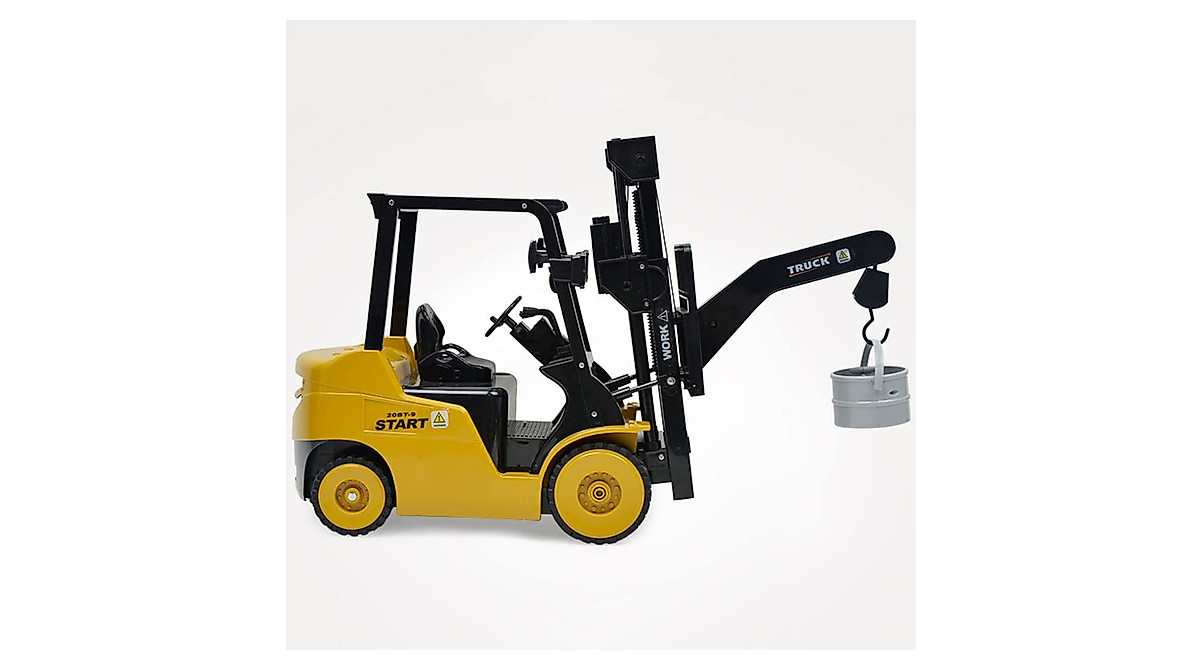 QIYHBVR Remote Control Forklift 1/8 Scale RC Toy with Light & Sound
