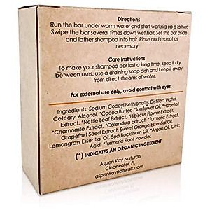 Shampoo and Conditioner Solid Bars Set - Lemongrass & Sweet Orange. Organic Ingredients, All Hair Types, Sulfate-Free, Cruelty Free & Vegan. One 3 ounce bar and one 2.3 ounce bar.