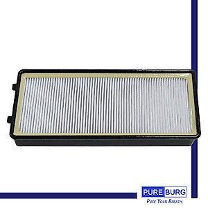 PUREBURG AT-OFL True HEPA Replacement Filters Compatible with Homedics AT-PET01 AT-PET02 AR-45 Oscillating Tower Air Purifiers Part AT-OFL, H13 Air Clean Dust,2-Pack