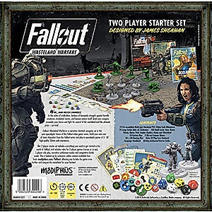 Modiphius Entertainment Fallout: Wasteland Warfare - Two Player Starter Strategy Boxed Board Game Ages 12 & Up (Officially Licensed Fallout Miniatures Game)
