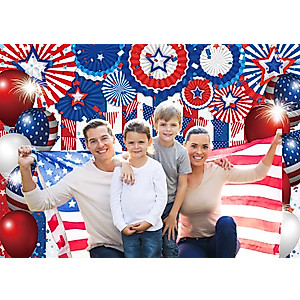 7x5ft Thank You Veterans Backdrop Veterans Day Banner Patriotic Thank You Background Memorial Day American Celebration Party Photo Booth Decor Supplies