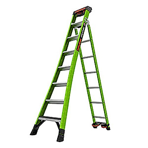 Little Giant Ladder Systems 13908-071 King Kombo 3-in-1 Ladder, 8 Ft, Green