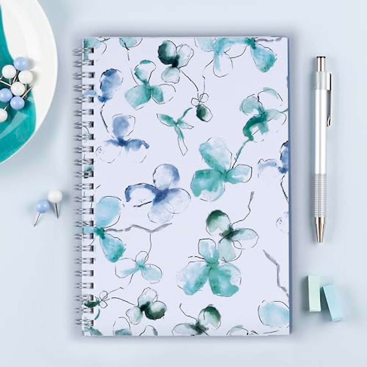Blue Sky 2024 Weekly and Monthly Planner, January - December, 5" x 8", Frosted Cover, Wirebound, Lindley (101579-24)