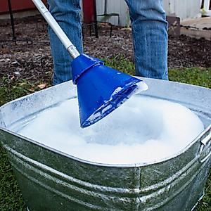 Lehman's Manual Clothes Washer Plunger, Portable Breathing Washing Agitator for Bucket, Sink or Tub - Wash Clothing Without Electricity and Save Energy