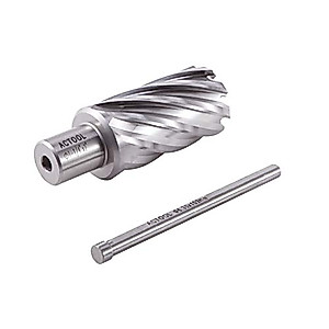 ACTOOL 1-1/4" Diameter × 2" Depth of Cut HSS ANNULAR Cutter with 3/4'' Weldon Shank