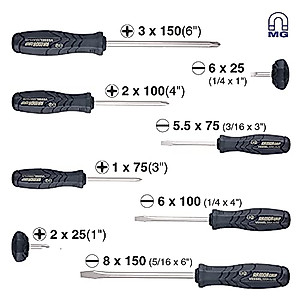 VESSEL ARMOR GRIP Screwdriver 8PC. Set (JISDRIVE) No.550A8PTU (Previous)
