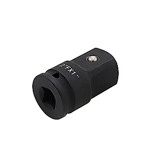 VictorsHome Impact Socket Adapter and Reducer 1/2 Inch Drive F to 1 Inch M, Chrome Molybdenum Steel Converter for Auto Construction