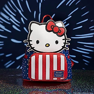 Loungefly Hello Kitty Patriotic Mini Backpack, Amazon Exclusive