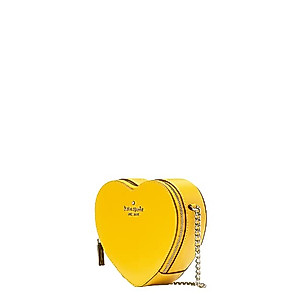 Kate Spade New York love shack mini heart crossbody bag (Mango Ice)