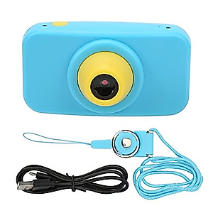 Qinlorgo Children Digital Camera, Kids Camera Supports 64GB Memory Card 1080P HD Innovative for Birthday Gifts for Boys