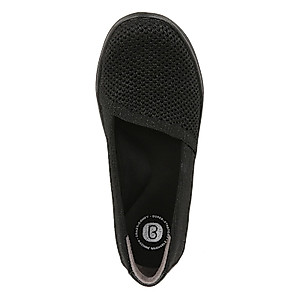 BZees Women's, Pep Talk Slip-On Black Fabric