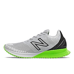 New Balance Men's FuelCell Echo V1 Running Shoe, Light Aluminum/Black, 8.5