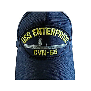 USS Enterprise CVN-65 Navy Ship HAT U.S Military Official Ball Cap U.S.A Made