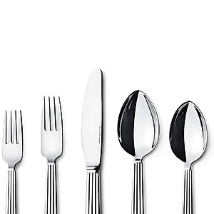 Georg Jensen Bernadotte 5-Piece Stainless Steel Flatware, 18/8
