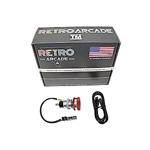 SpinTrack Arcade USB Spinner kit by RetroArcade.us, Perfect for MAME and Jamma Systems (Silver)