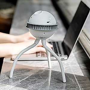 SWTOIPIG Stroller Fan Clip On for Baby Battery Operated, Small Portable Fan Rechargeable with Flexible Tripod, Mini Handheld USB Fan forTravel, Car Seat, Camping, and Bedroom