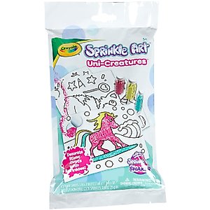 Crayola Unicorn Creatures Sprinkle Art, Craft for Girls & Boys, Gift, Age 5+