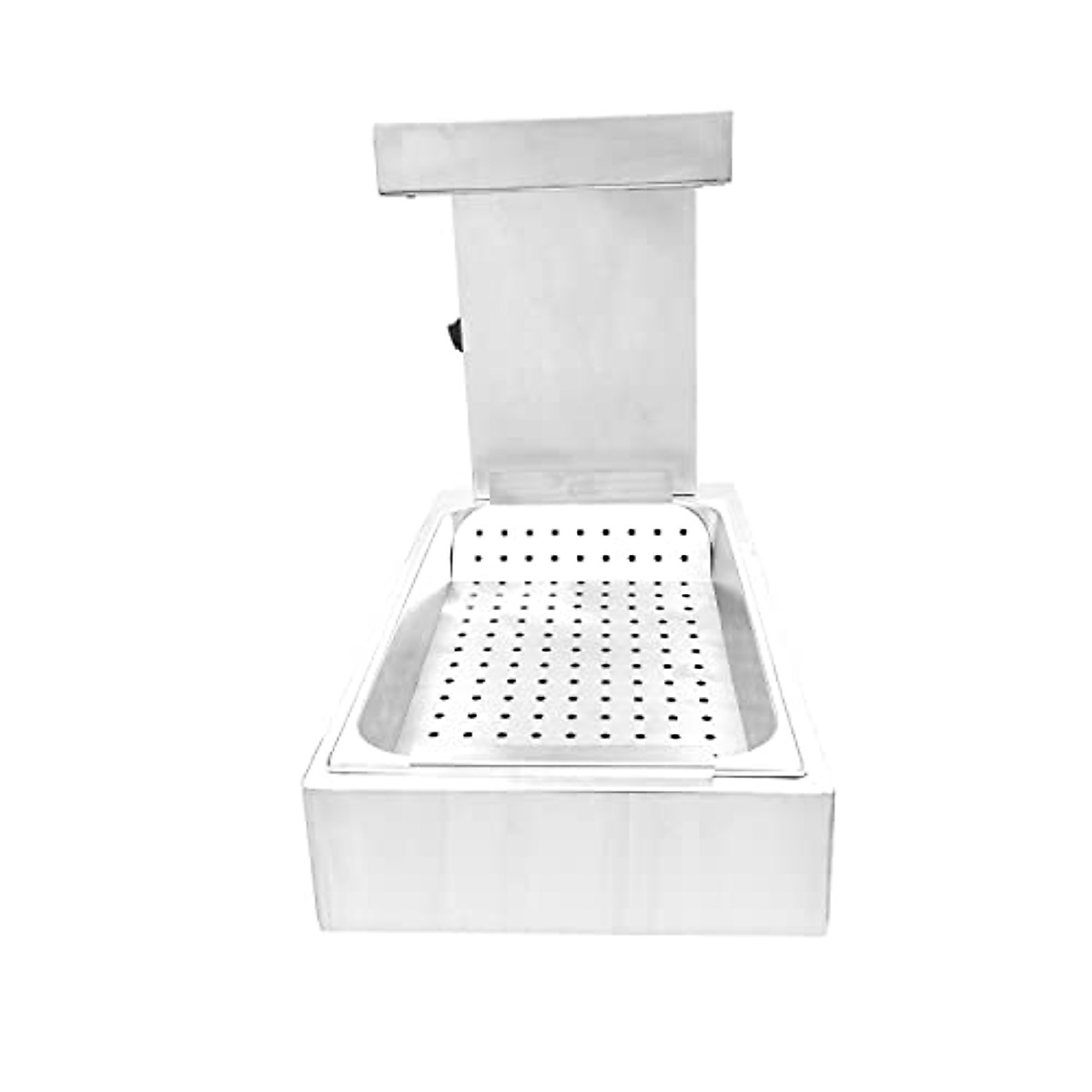 KOUWO Commerical French Fry Warmer Fries Dump Station Fried Food Warmers with Base Pan,500 Watt,110V