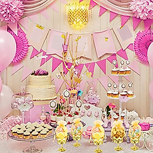 Sieral 60 Pcs Fillable Crown Goblet with Pouch Bulk Party Favor Candy Chocolate Cake Dessert Storage Boxes Birthday Supplies Table Centerpiece Decorations for Princess Baby Shower (Gold)