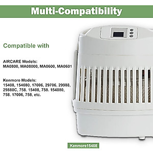 Future Way MAF2 Humidifier Filter Compatible with AIRCARE MA0800, Kenmore 15408 Humidifier, 2-Pack