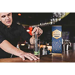 11-Piece Silver Boston Cocktail Shaker Set Bartender Kit | Drink Mixer Bar Set | Cocktail Set Bar Accessories: Martini Shaker, Strainer, Jigger, Muddler, Spoon, & More