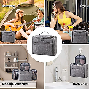 Water Resistant Shower-Caddy-Portable,Large College Dorm-Room-Essentials for Girls Students,Travel-Shower-Bag Bathroom Organizer,Toiletry-Bag Makeup Organizer Bag Christmas Travel Gifts for Women Men